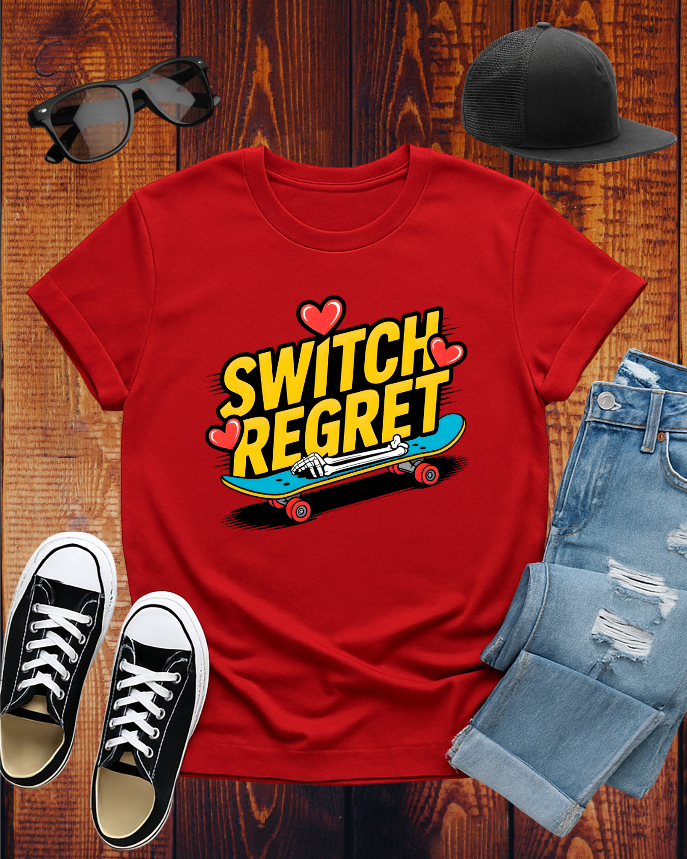 SWITCH REGRET T-Shirt – SUNSETGRIND